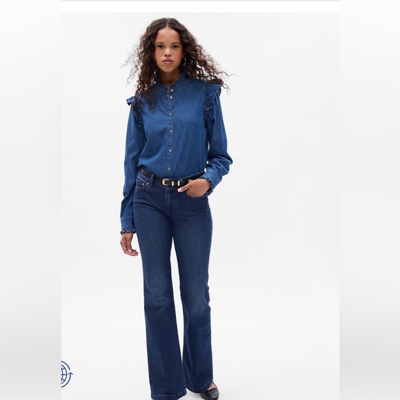 GAP | Jeans | Nwt Gap 7s Low Rise Flare Leg Jeans W Washwell Sz 27 4 Long | Poshmark